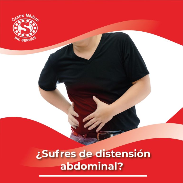 ¿Sufres de distensión abdominal? - Centro Médico Dr. Serván