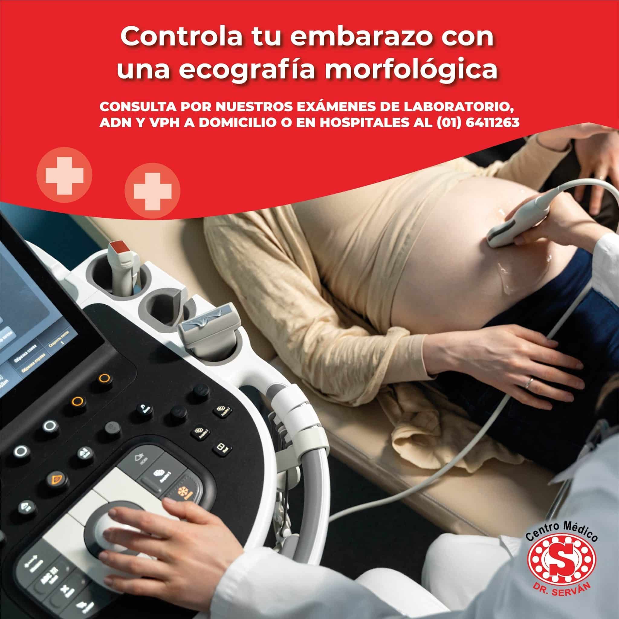 Controla tu embarazo con una ecografía morfológica - Centro Médico Dr. Serván